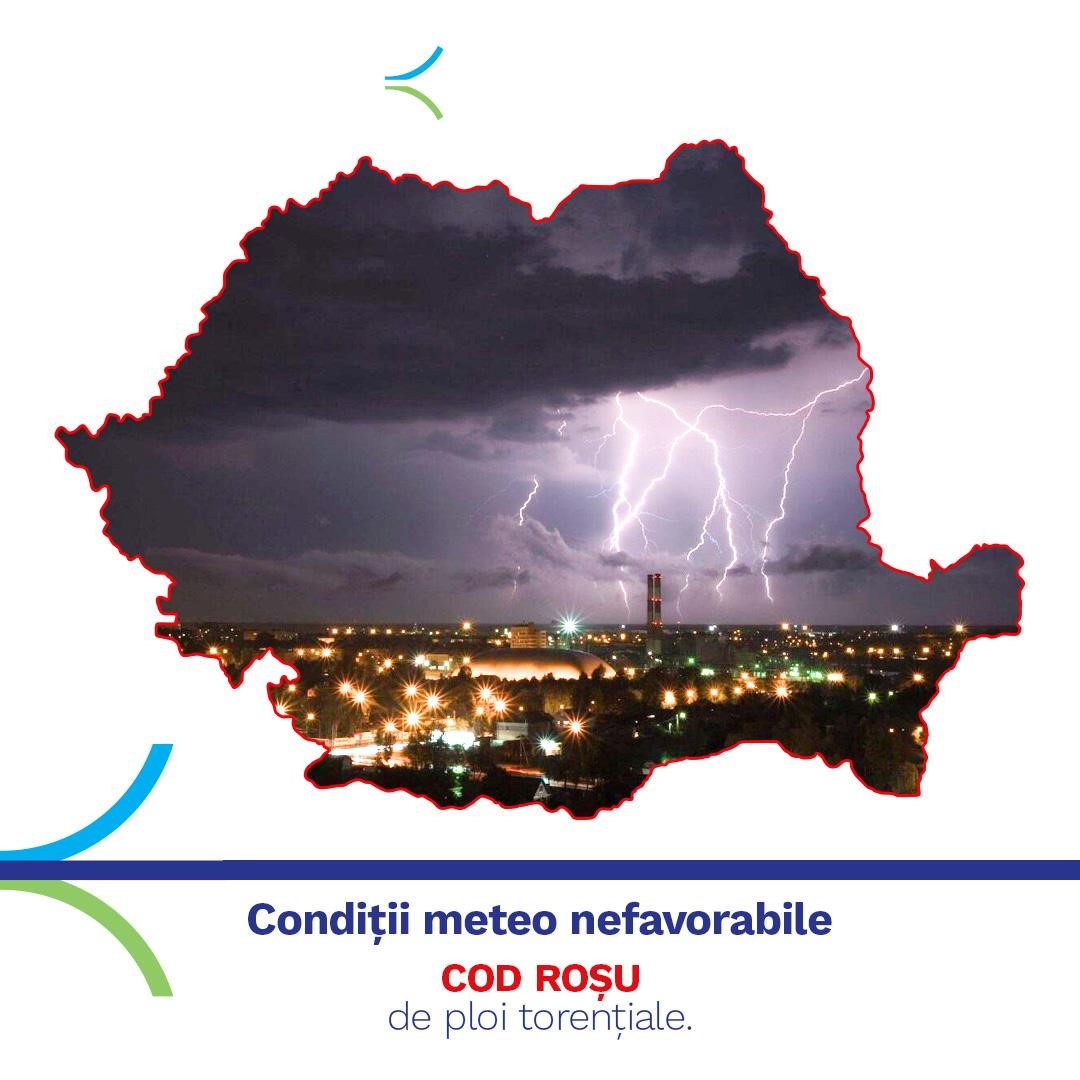 Comunicat | Informare condiții meteo nefavorabile JUDEȚUL GALAȚI_14.09. ...